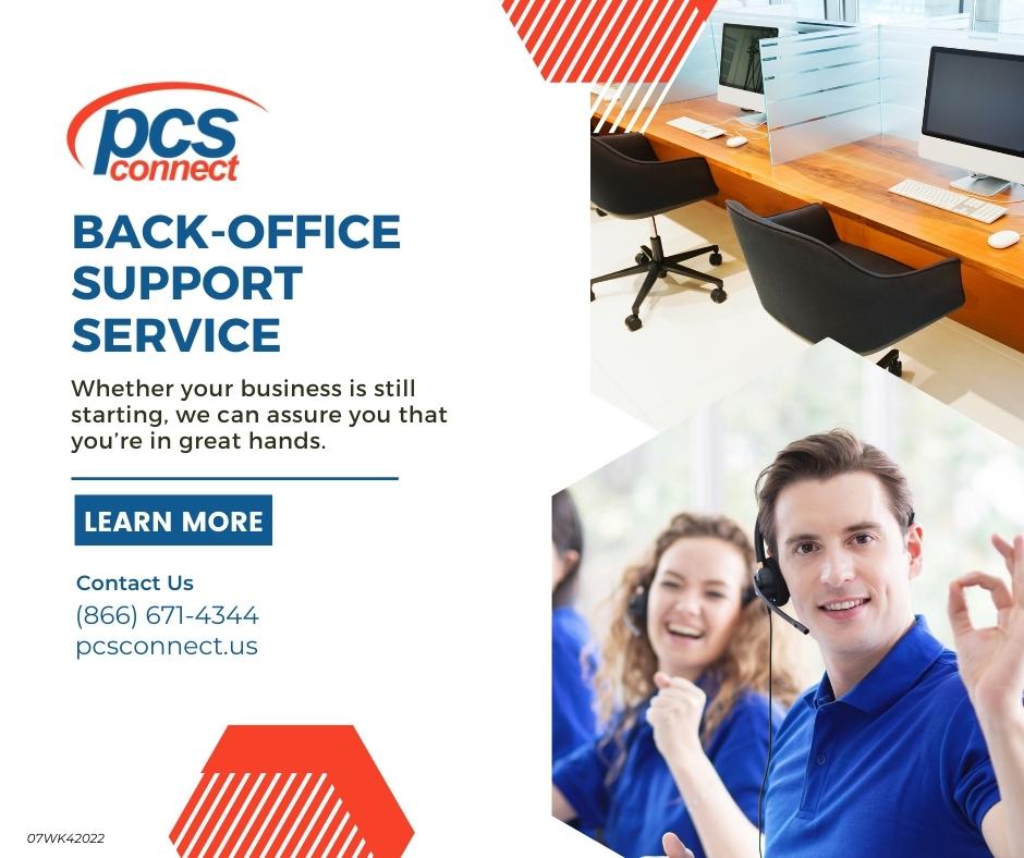 Practices Readdressing Back Office Support - PCS Connect